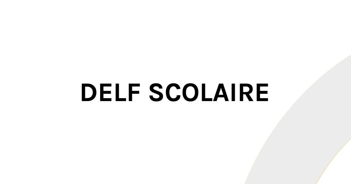 DELF Scolaire | ECAM I Enseignement Catholique Au Maroc